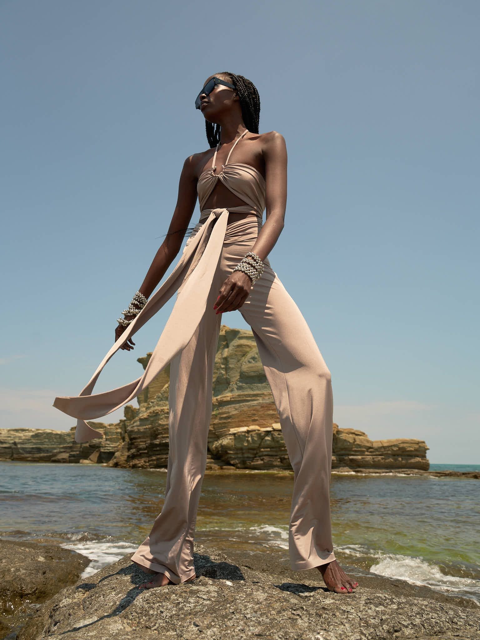 ALEXA in Sandy Mink Suit